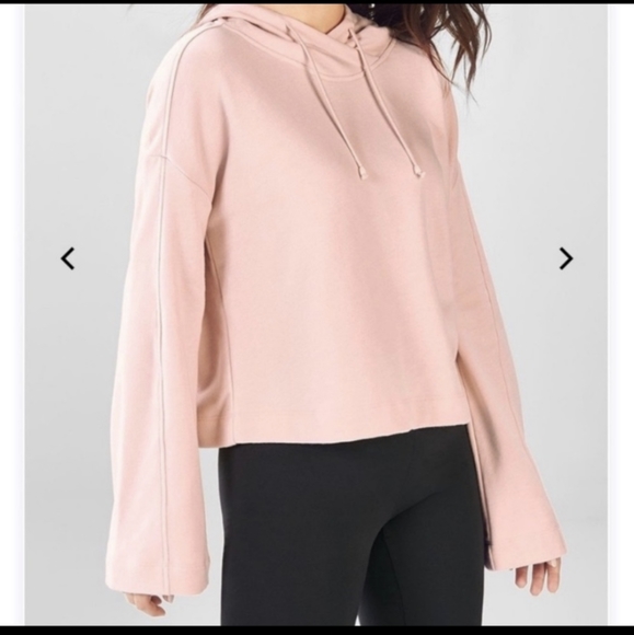 Fabletics | Tops | Fabletics Demi Lovato Pink Oversized Hoodie | Poshmark